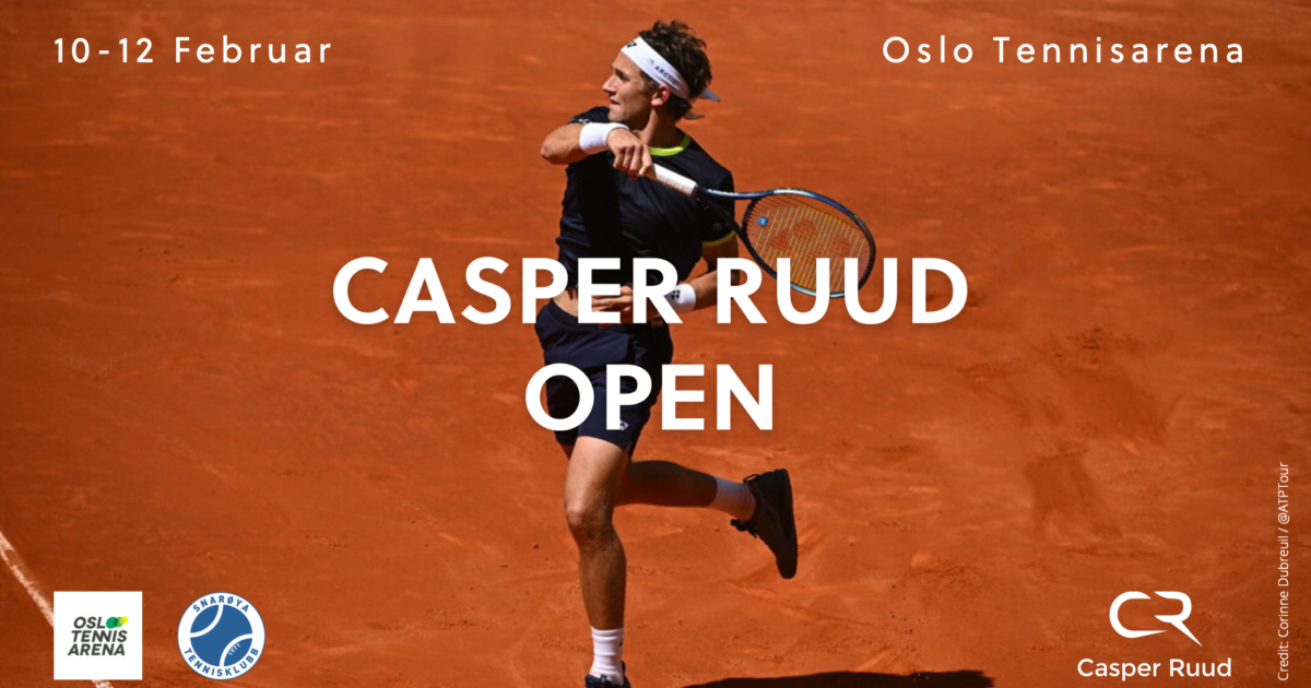 Casper Ruud — Casper arrangerer "Casper Ruud Open"